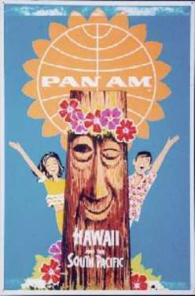Pan Am, Hawaii and the South Pacific | Original Vintage Poster ...