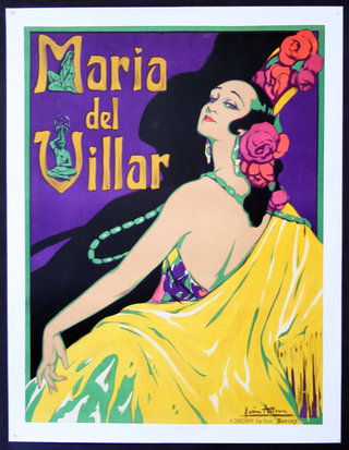 Maria del Villar | Original Vintage Poster | Chisholm Larsson Gallery