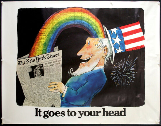 The New York Times (It goes to your head ) Uncle Sam | Original Vintage ...