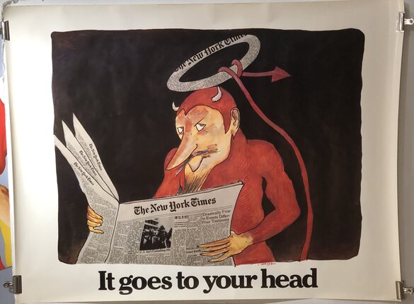 The New York Times (It goes to your head ) Devil - signed by artist ...