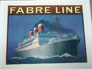 Fabre Line (2) | Original Vintage Poster | Chisholm Larsson Gallery