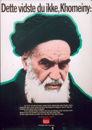 Ekstra Bladet, Khomeiny - (Khomeini) | Original Vintage Poster ...