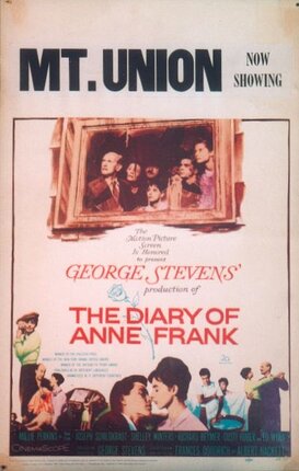 The Diary of Anne Frank (Window Card) | Original Vintage Poster ...
