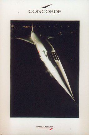 Concorde - British Airways (2) | Original Vintage Poster | Chisholm ...