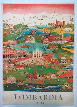 Lombardia | Original Vintage Poster | Chisholm Larsson Gallery
