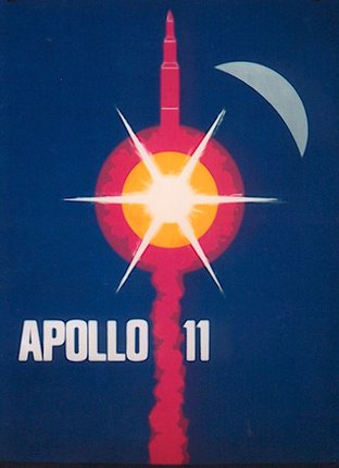 Apollo 11 | Original Vintage Poster | Chisholm Larsson Gallery