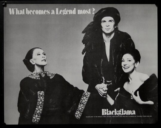 Blackglama - What Becomes a Legend most? - Martha Graham, Rudolph Nureyev & Margot Fontaine ...