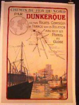 Dunkerque | Original Vintage Poster | Chisholm Larsson Gallery