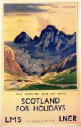 Scotland for the Holidays | Original Vintage Poster | Chisholm Larsson ...