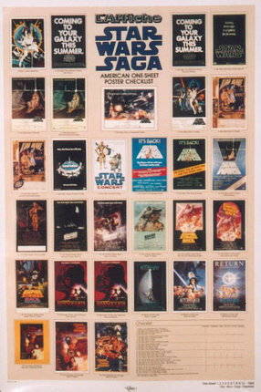 Star Wars Saga | Original Vintage Poster | Chisholm Larsson Gallery