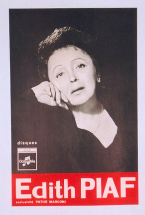 Edith Piaf - Disques Columbia (1) | Original Vintage Poster | Chisholm ...