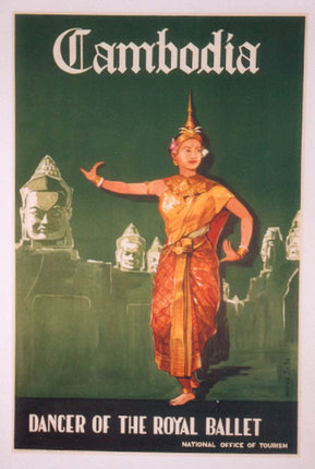 Cambodia, Dancer of the Royal Ballet | Original Vintage Poster ...