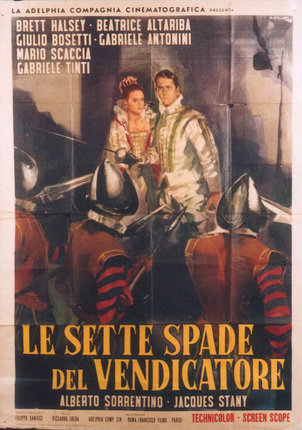 Sette Spade del Vendicatore, Le | Original Vintage Poster | Chisholm ...