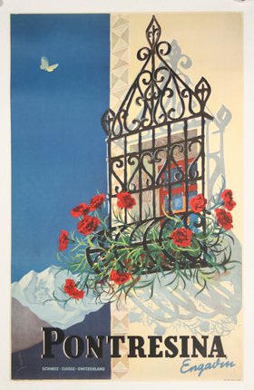 Pontresina (3) | Original Vintage Poster | Chisholm Larsson Gallery