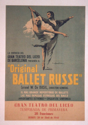 Original Ballet Russe | Original Vintage Poster | Chisholm Larsson Gallery