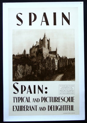 Spain: Typical and Picturesque | Original Vintage Poster | Chisholm ...