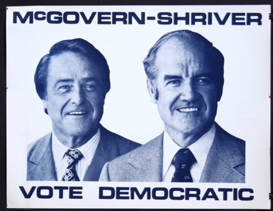 McGovern-Shriver, Vote Democratic | Original Vintage Poster | Chisholm ...