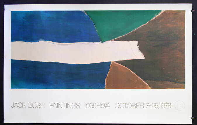 Jack Bush: Paintings 1959-1974 | Original Vintage Poster | Chisholm ...