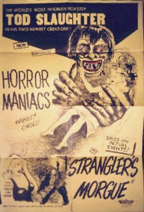 Horror Maniacs - Strangler's Morgue | Original Vintage Poster ...