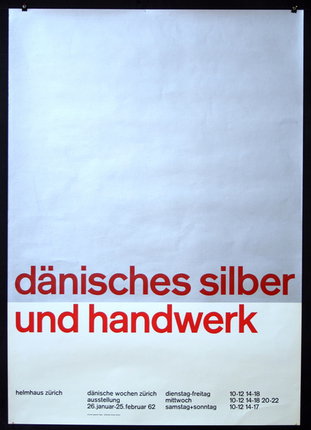 Danisches Silber und Handwerk | Original Vintage Poster | Chisholm ...