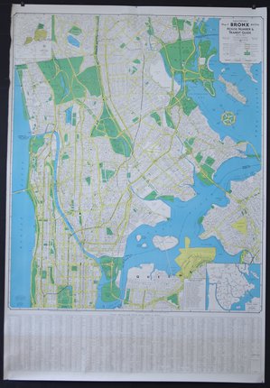 Hagstrom's Map of Bronx N.Y. City - House Number and Transit Guide ...