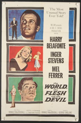 World, the Flesh and the Devil, The | Original Vintage Poster ...