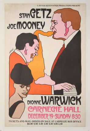 Stan Getz, Joe Mooney, Dionne Warwick - Carnegie Hall (1) | Original ...
