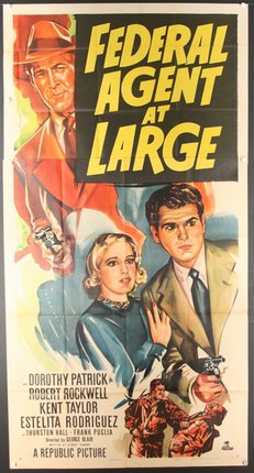 Federal Agent at Large | Original Vintage Poster | Chisholm Larsson Gallery