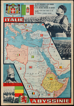 Italie - Abyssinie ( Abyssinia ) | Original Vintage Poster | Chisholm ...