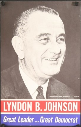 Lyndon B. Johnson: Great Leader... Great Democrat | Original Vintage ...