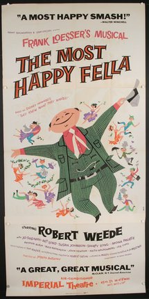 Most Happy Fella, The - Imperial Theatre | Original Vintage Poster ...