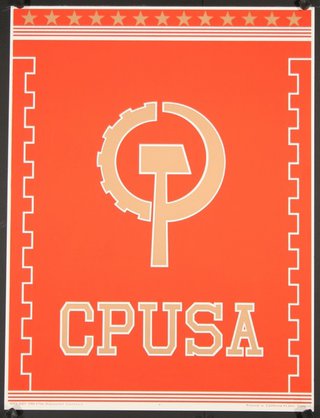 CPUSA (Communist Party USA) | Original Vintage Poster | Chisholm ...