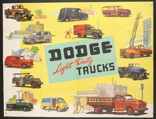 Dodge Light Duty Trucks | Original Vintage Poster | Chisholm Larsson ...