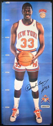 New York Knicks - Patrick Ewing | Original Vintage Poster | Chisholm ...