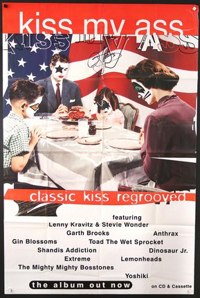 Kiss My Ass - Classic Kiss Regrooved | Original Vintage Poster ...