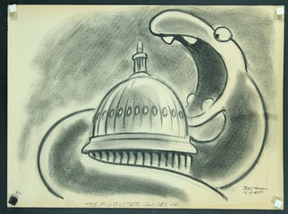 Filibuster Closes In, The | Original Vintage Poster | Chisholm Larsson ...