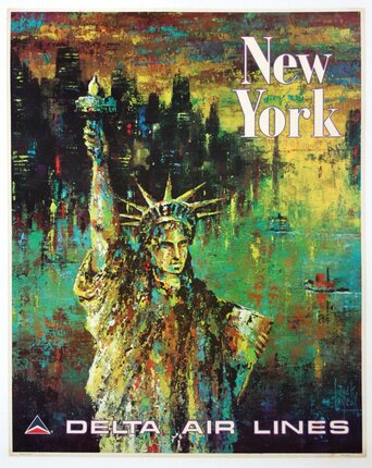 Vintage Delta Airline Posters