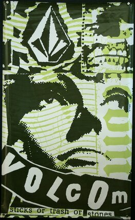 Volcom - Sticks or Trash or Stones | Original Vintage Poster | Chisholm ...