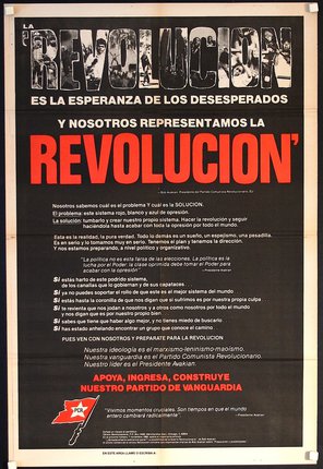 Revolucion - Revolutionary Internationalist Movement | Original Vintage ...