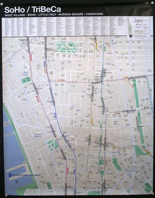 SoHo/TriBeCa MTA | Original Vintage Poster | Chisholm Larsson Gallery