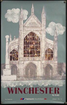 Network SouthEast- Winchester by Train, The Cathedral | Original ...