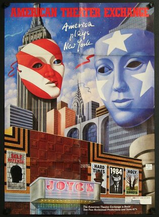 American Theater Exchange - Joyce Theater | Original Vintage Poster ...