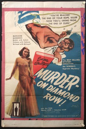Murder on Diamond Row! | Original Vintage Poster | Chisholm Larsson Gallery