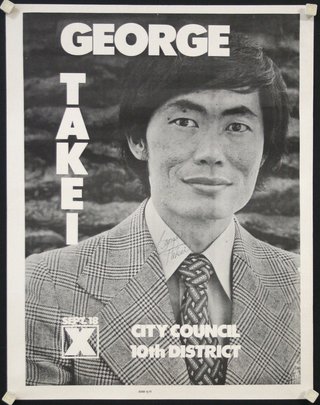 George Takei- City Council 10th District - Sep 18 (Signed) | Original ...