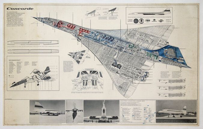 Concorde (4) | Original Vintage Poster | Chisholm Larsson Gallery