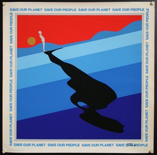 Save Our Planet Save Our People | Original Vintage Poster | Chisholm ...