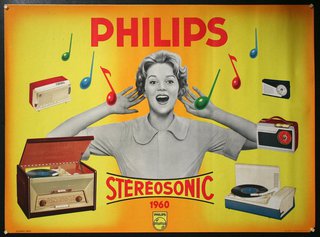 Philips Stereosonic 1960 | Original Vintage Poster | Chisholm Larsson ...
