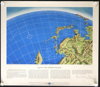 Map VII - The North Pacific | Original Vintage Poster | Chisholm ...