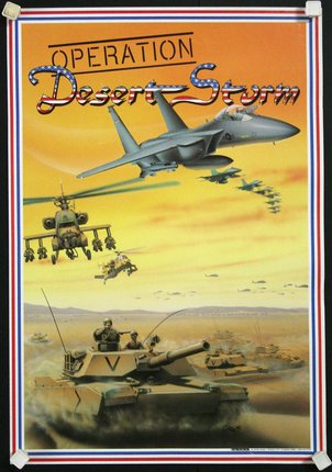 Operation Desert Storm | Original Vintage Poster | Chisholm Larsson Gallery