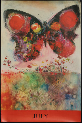 July by Brian Wildsmith - Butterfly - Calendar | Original Vintage ...